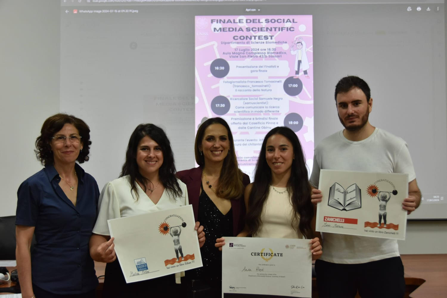 Divulgazione Scientifica, concorso al dipartimento di Scienze ...